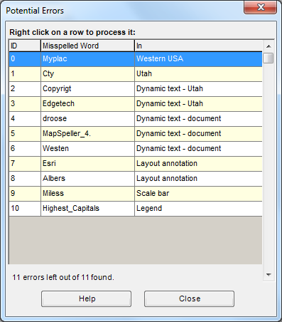 MapSpeller™: Interacting with Potential Typos