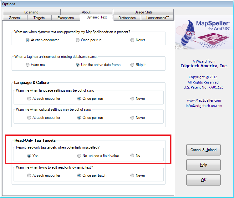 MapSpeller™: Spell Checking Dynamic Text